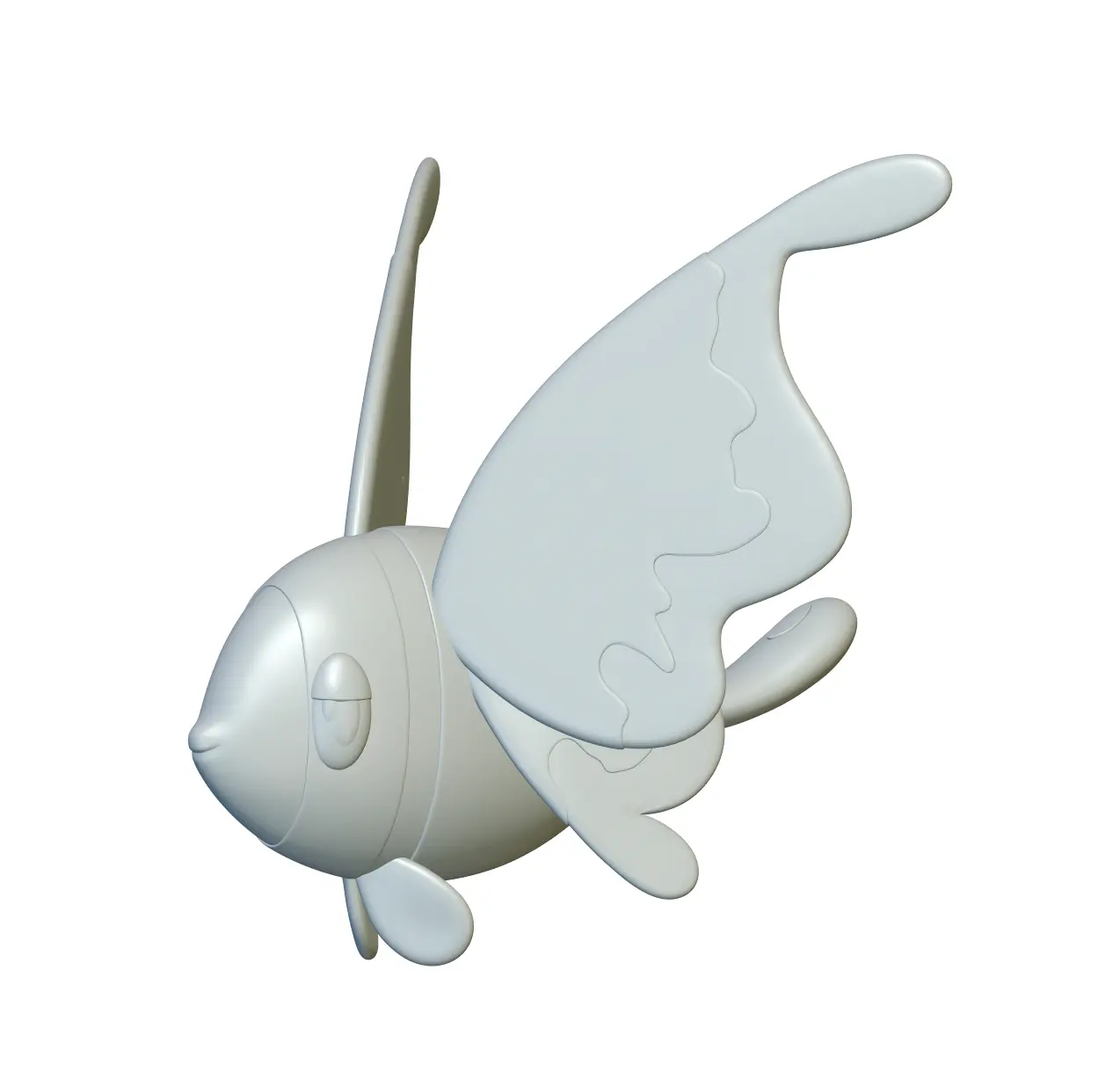 Pokemon Lumineon #457 - Ready for 3D Printing! | 3D models download ...