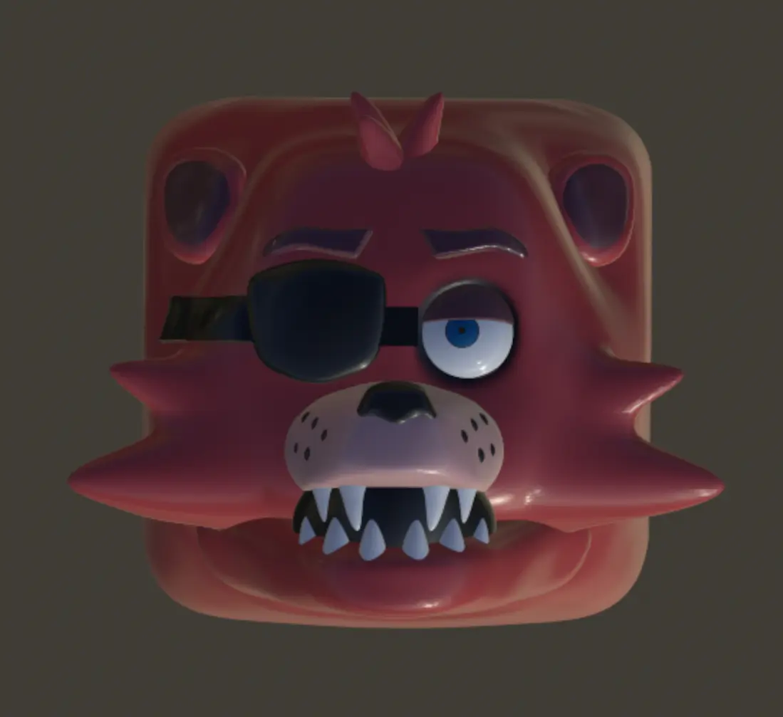 Other STL Download - PACK FNAF - 4 KEYCAP 3D KEYBOARD - FIVE NIGHTS AT ...