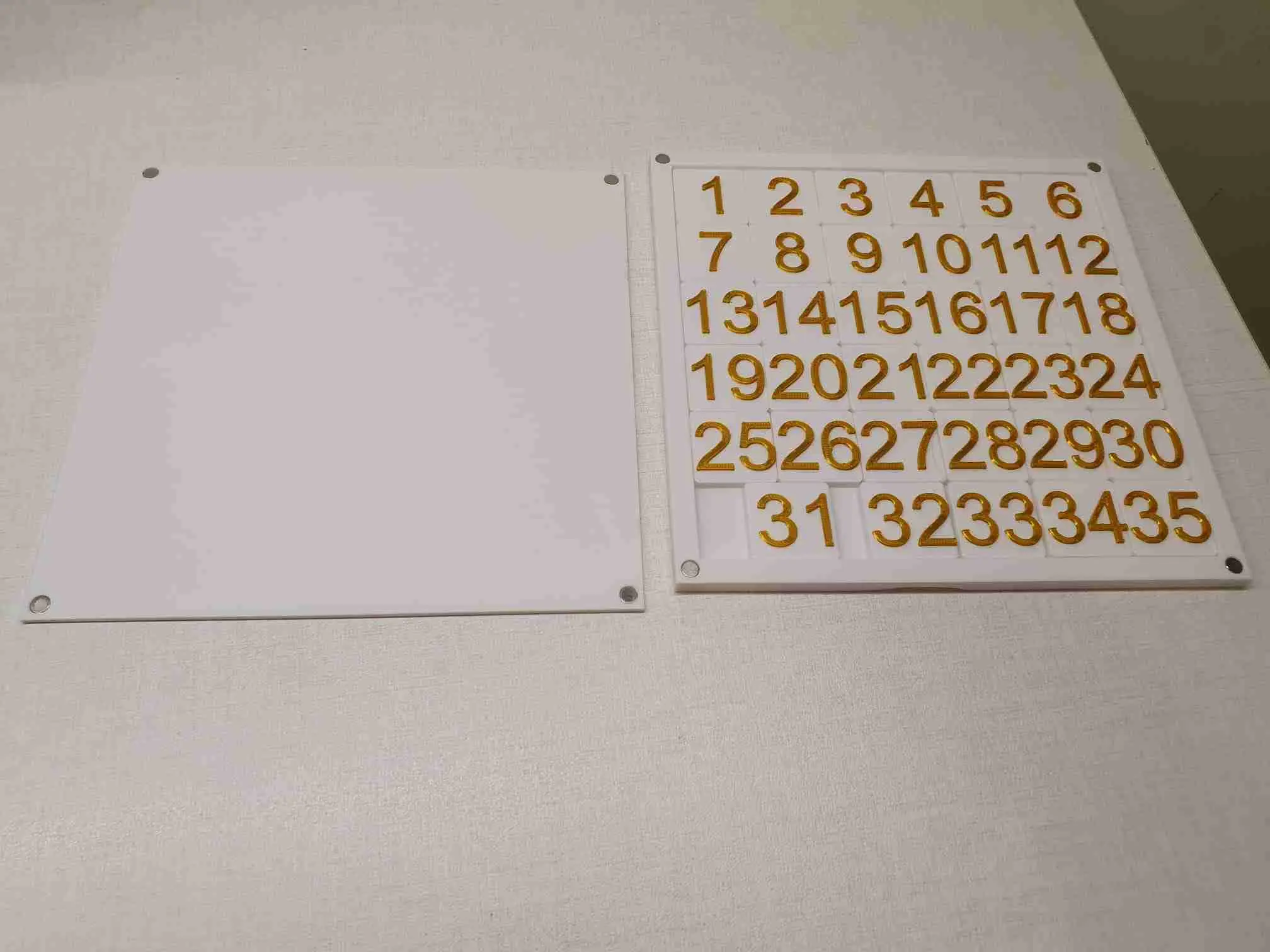 Board Games & Card Games STL Download - SLIDING NUMBERS PUZZLE - GAME ...