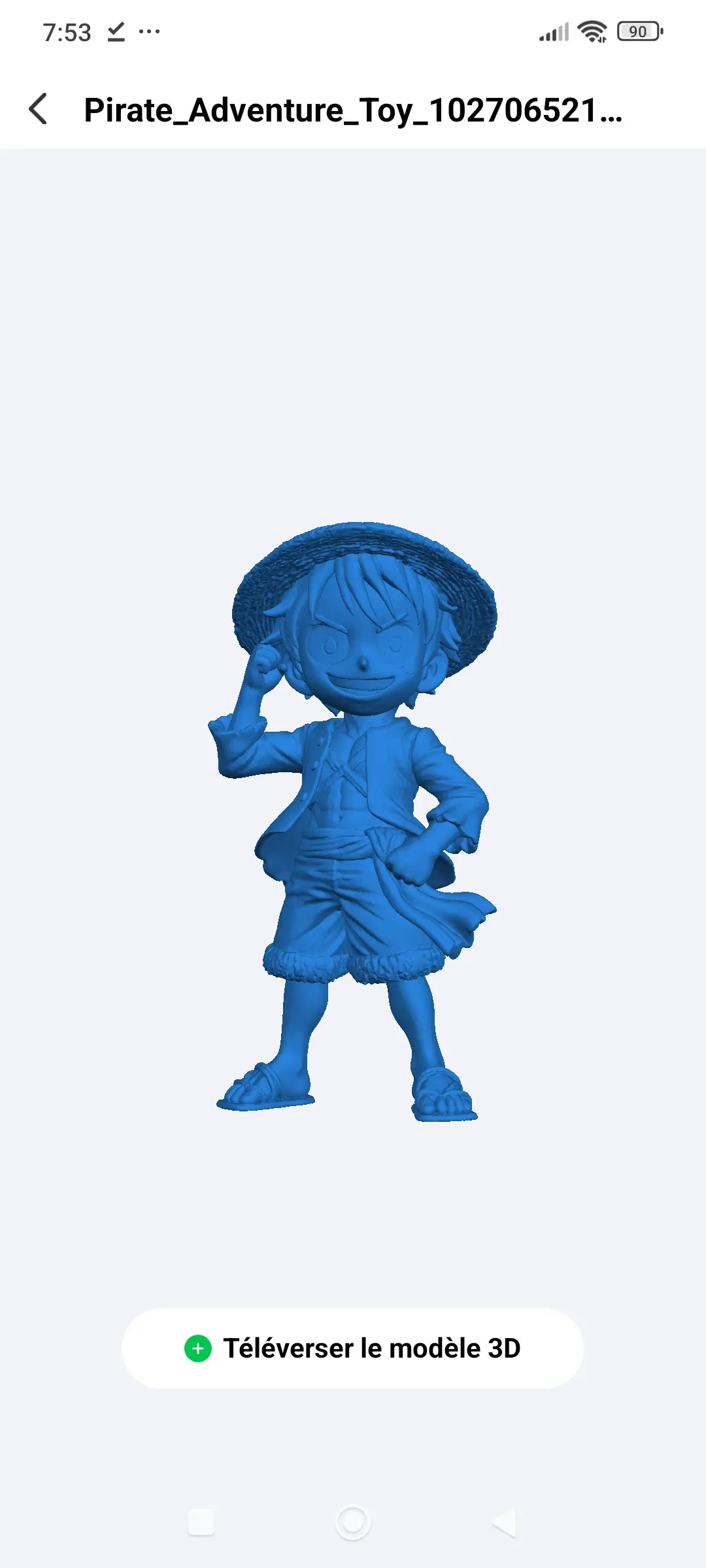 3D Printer Files | 3MF File | Luffy one peace | Creality Cloud
