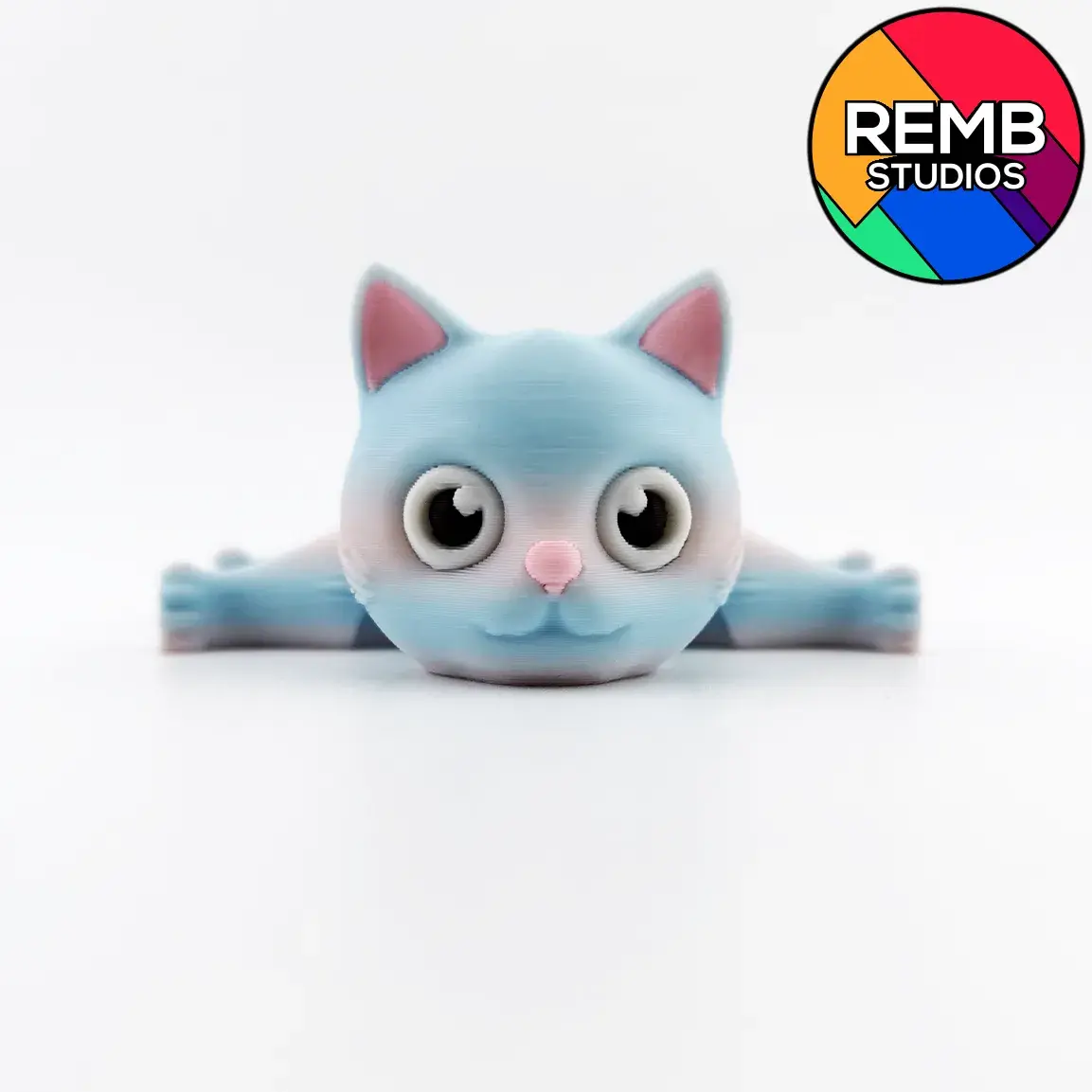 3D Printer Files | 3MF File | Cute Flexi Cat | Articulated Cat ...