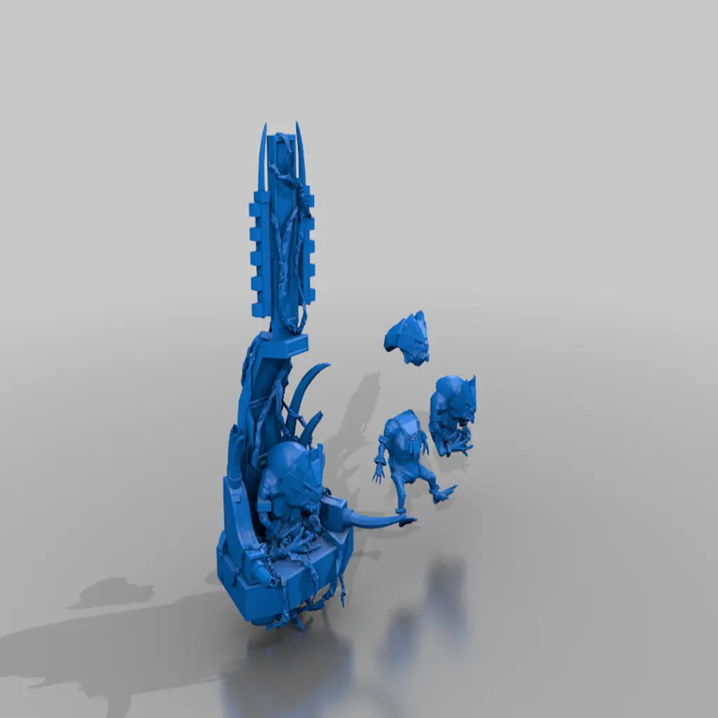 Free Other STL Download - lord croak - lizardmen - tmby SMT_M 🦊