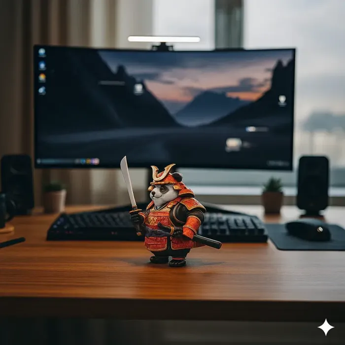 Бесплатная Characters & Creatures STL Download - Samurai Panda – panda ...