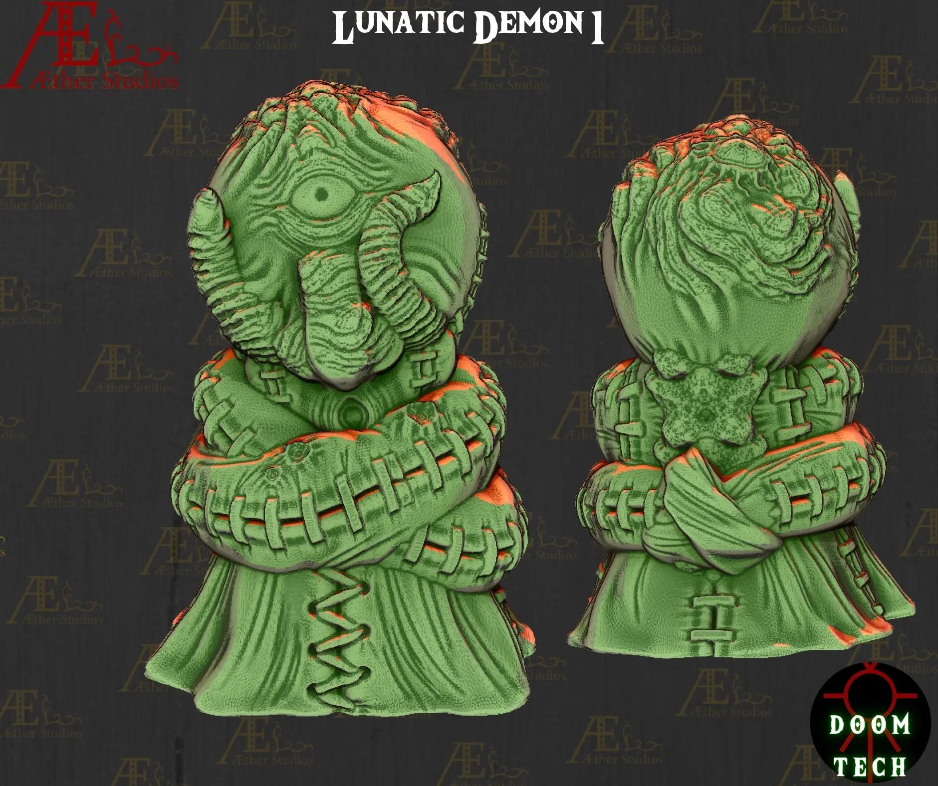 Characters & Creatures STL Download - AEDOOM07 – Lunatic Demonsby ...