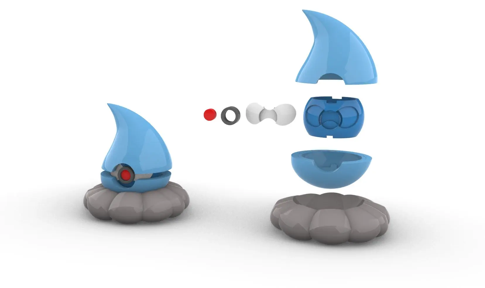 Other STL Download - Pokeball 351 Castform 4 Formsby Pokeball Empire