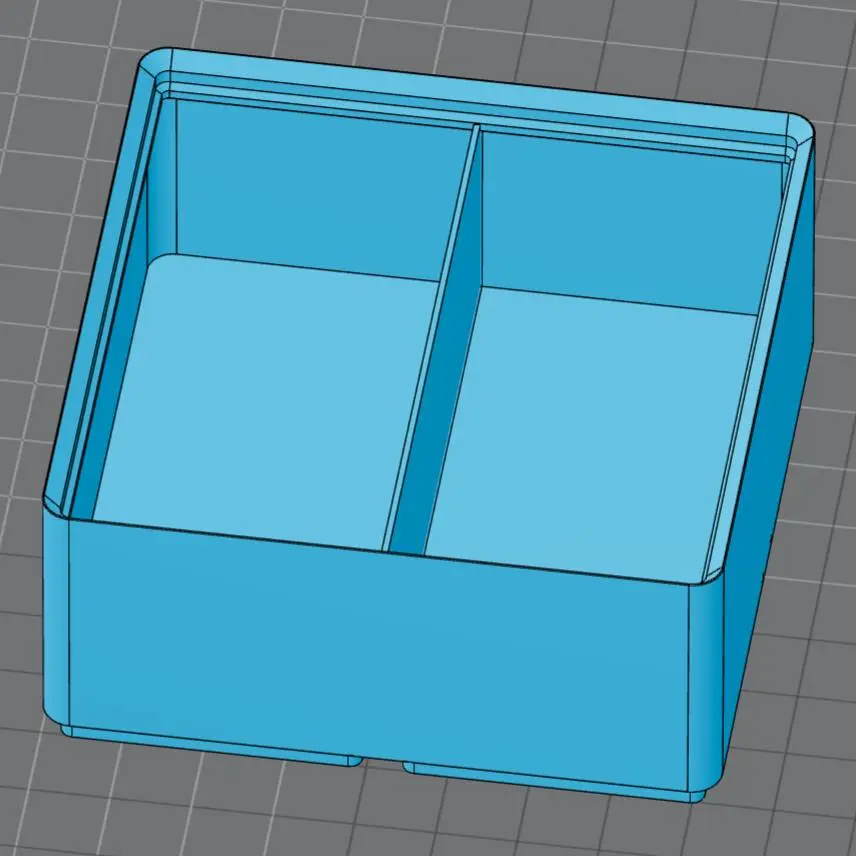3D Printer Files | 3MF File | Gridfinity 2x2 divided boxes | Creality Cloud
