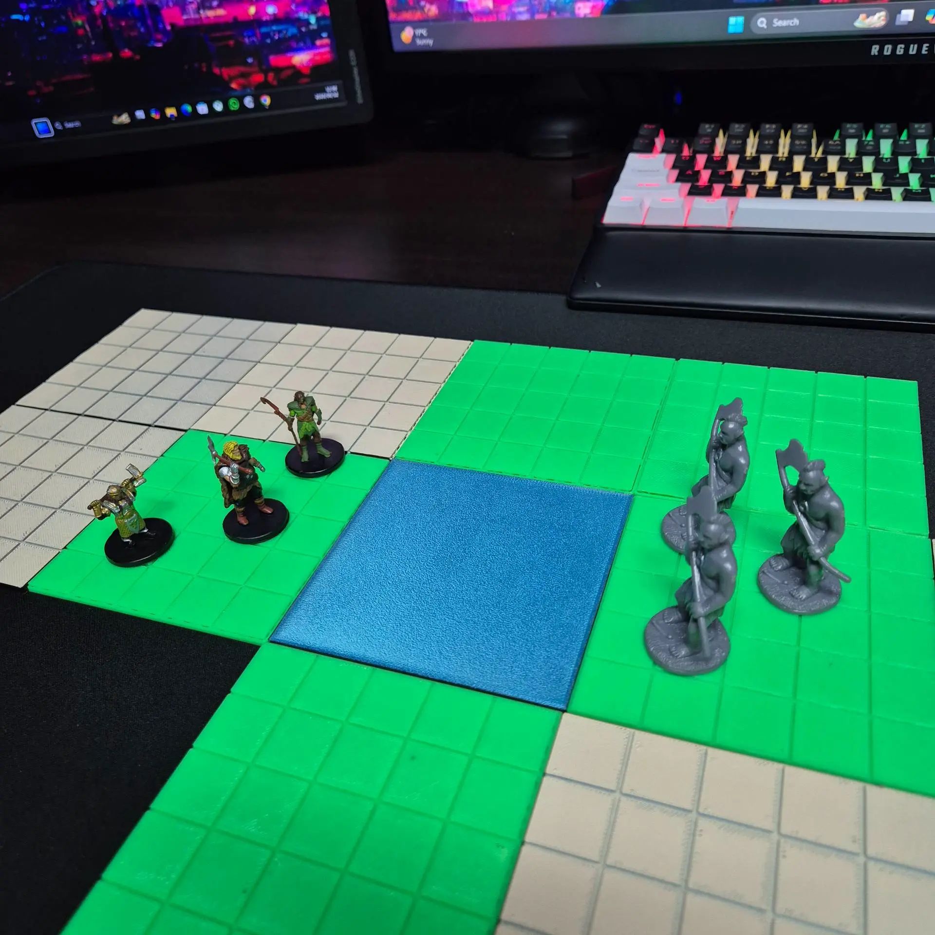 Board Games & Card Games STL Download - DND grid setby SHADOWFORMSTUDIO