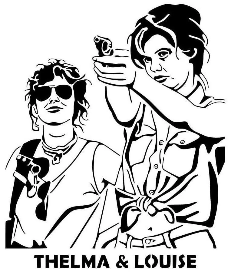 Free Digital Art STL Download - Thelma and Louiseby SMT_M 🦊