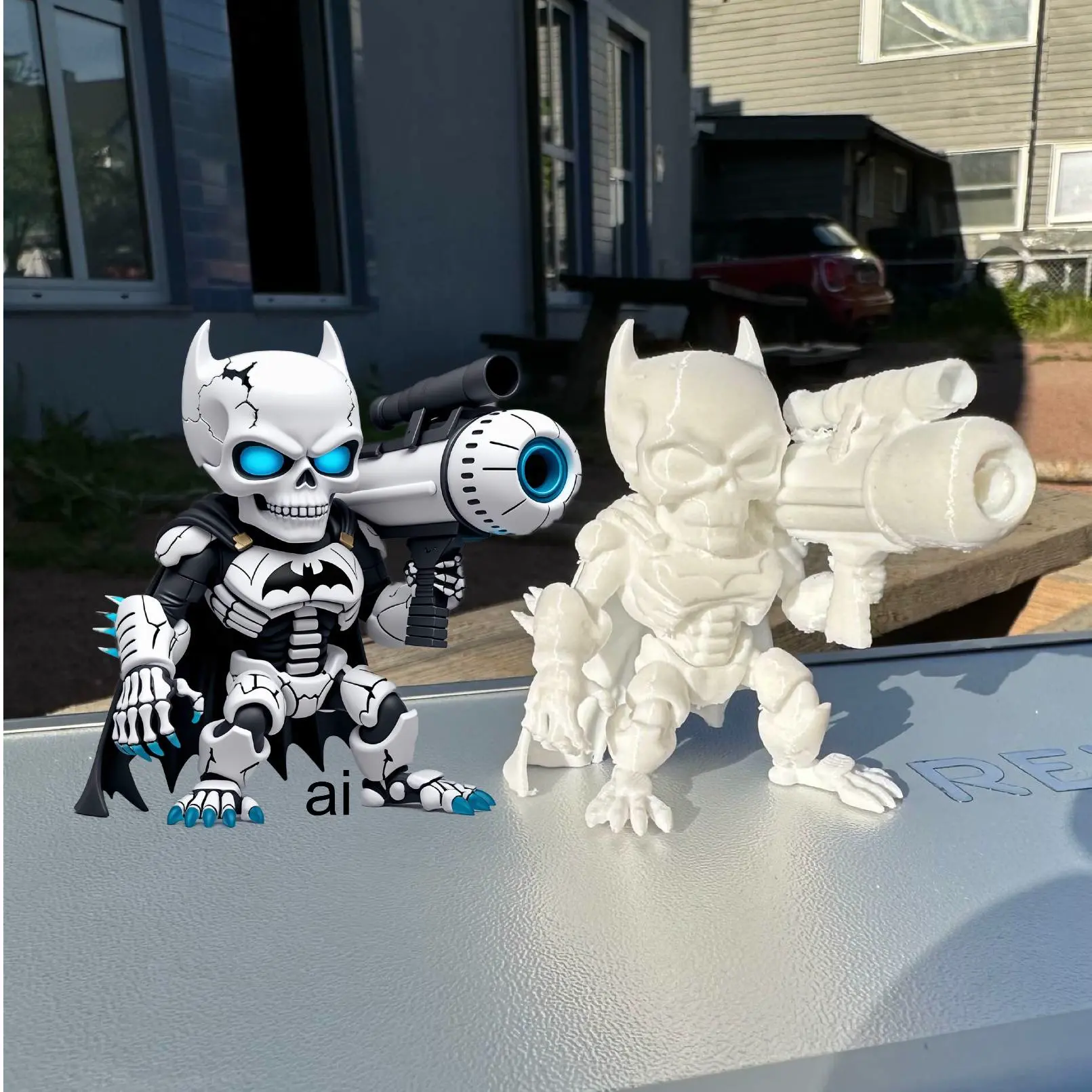 3D Printer Files | 3MF File | Skeleton Batman DeskBuddy | Creality Cloud