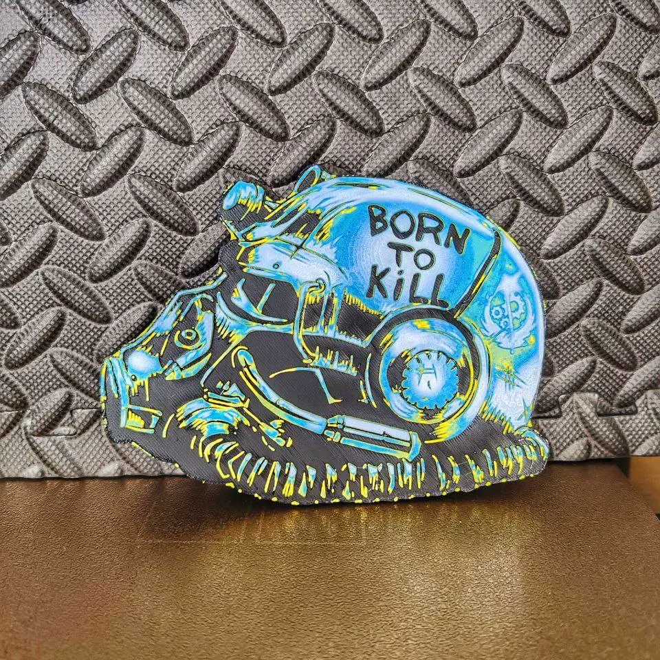 3D Printer Files | 3MF File | Fallout helmet hueforge | Creality Cloud