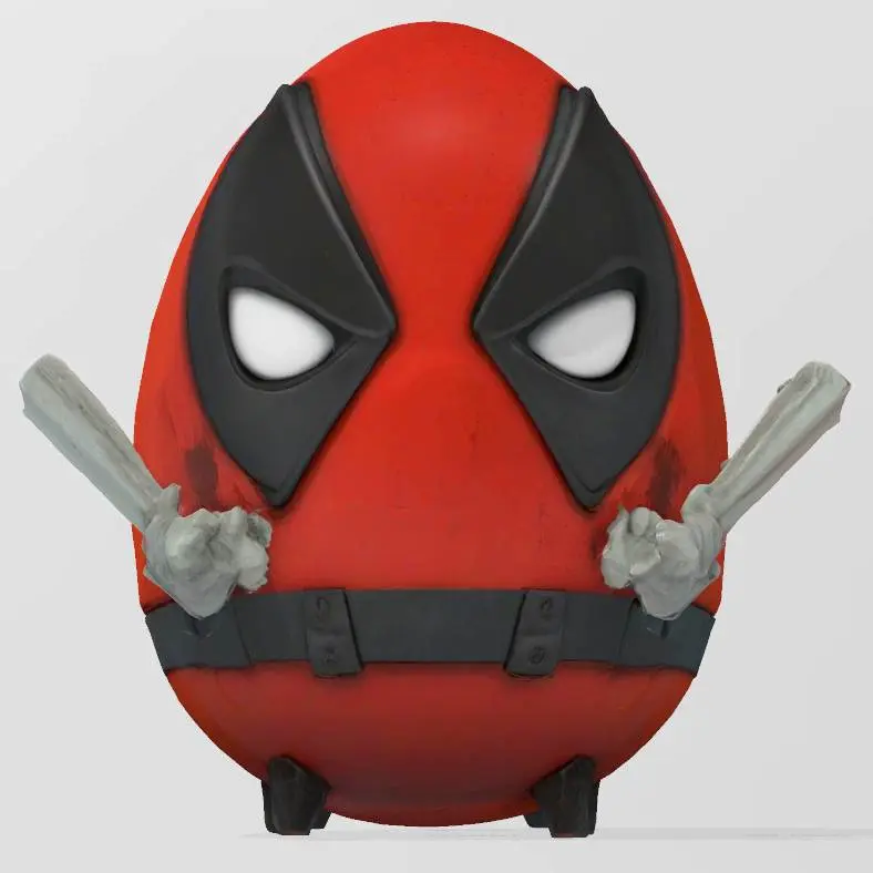 3D Printer Files | 3MF File | Deadpool Easter Egg | Creality Cloud