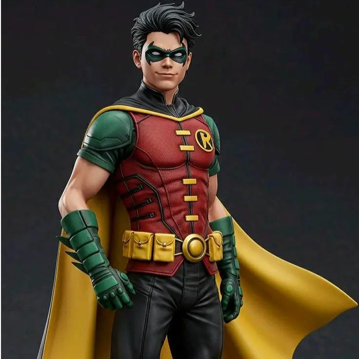 Characters & Creatures STL Descarga - Robin Batman Sidekick - Brainbits3D