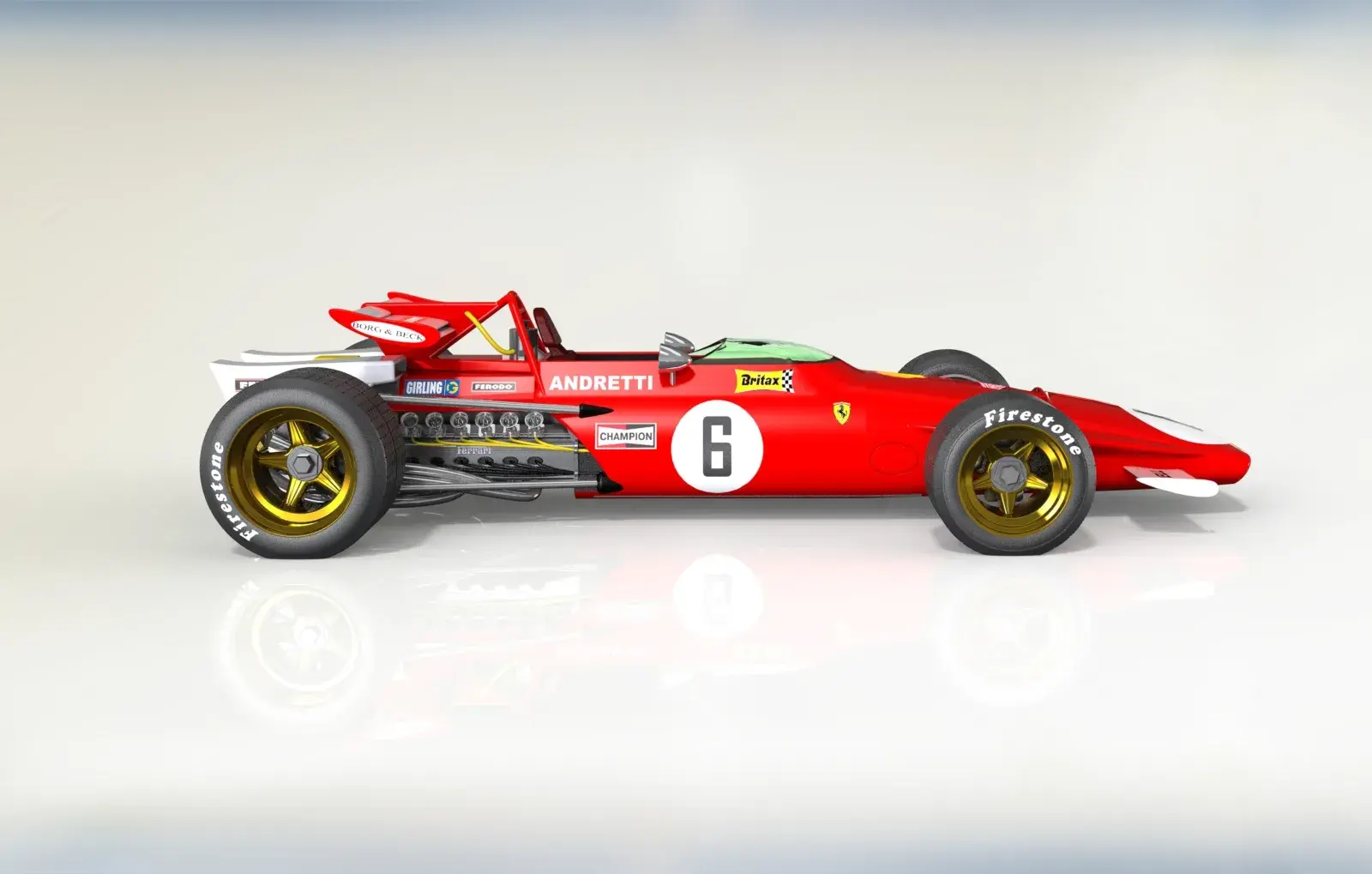 Construction Toys STL Download - Ferrari 312Bby Stanislav Blêskin