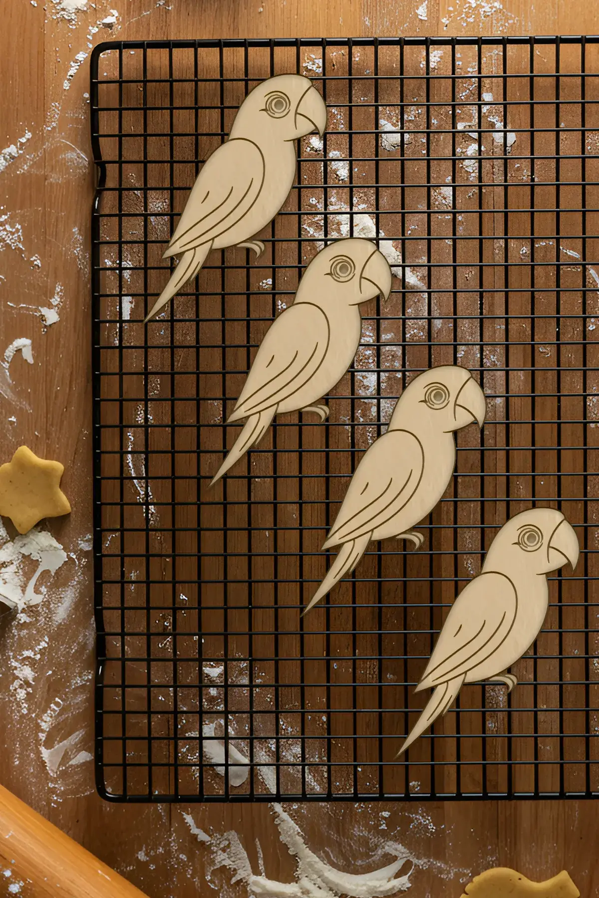 Tools & Spare Parts STL Download - Parrot Cookie Cutter, Biscuit ...