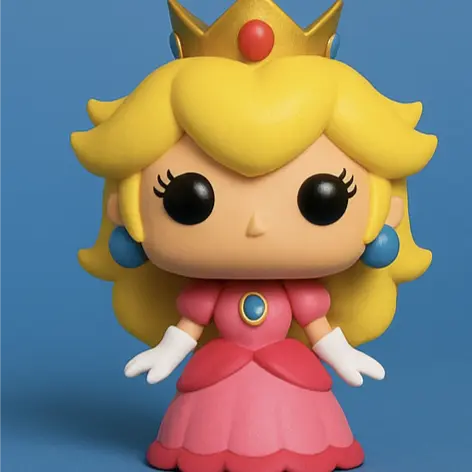 Characters & Creatures STL Download - FUNKO POP PEACHby Rubén Mayoral ...