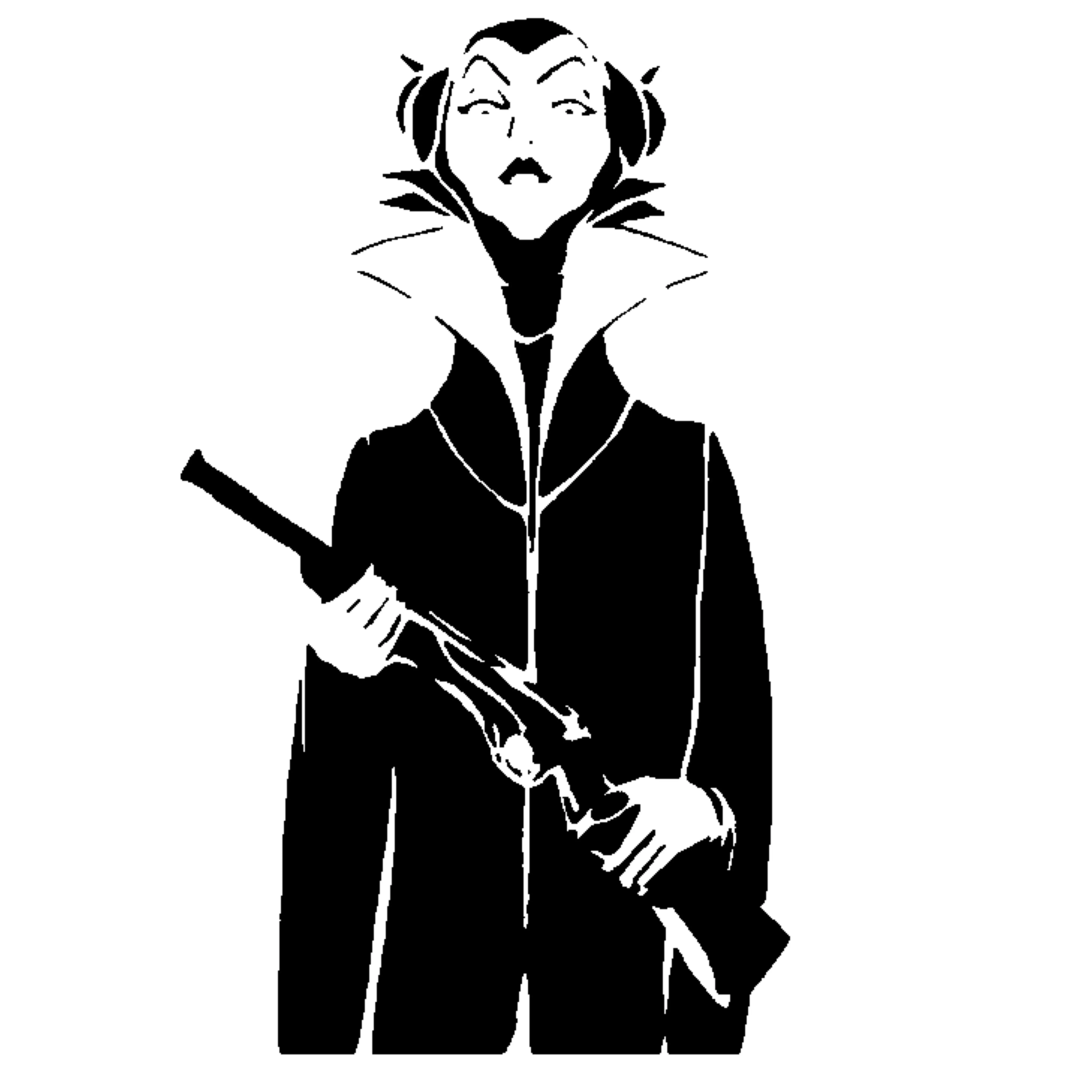 Free Digital Art STL Download - Maleficent stencilby SMT_M 🦊