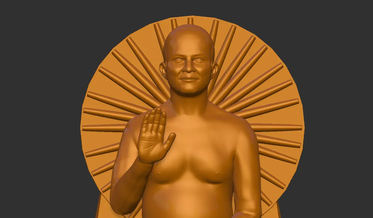 Sculptures & Artworks STL Descarga - jain guru - KeshtoArt