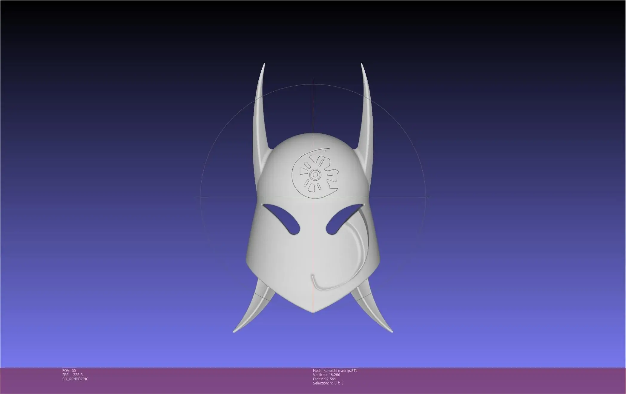 Cosplay STL Download - Cypher Team Kunoichi Mask Printable Model-Julian ...