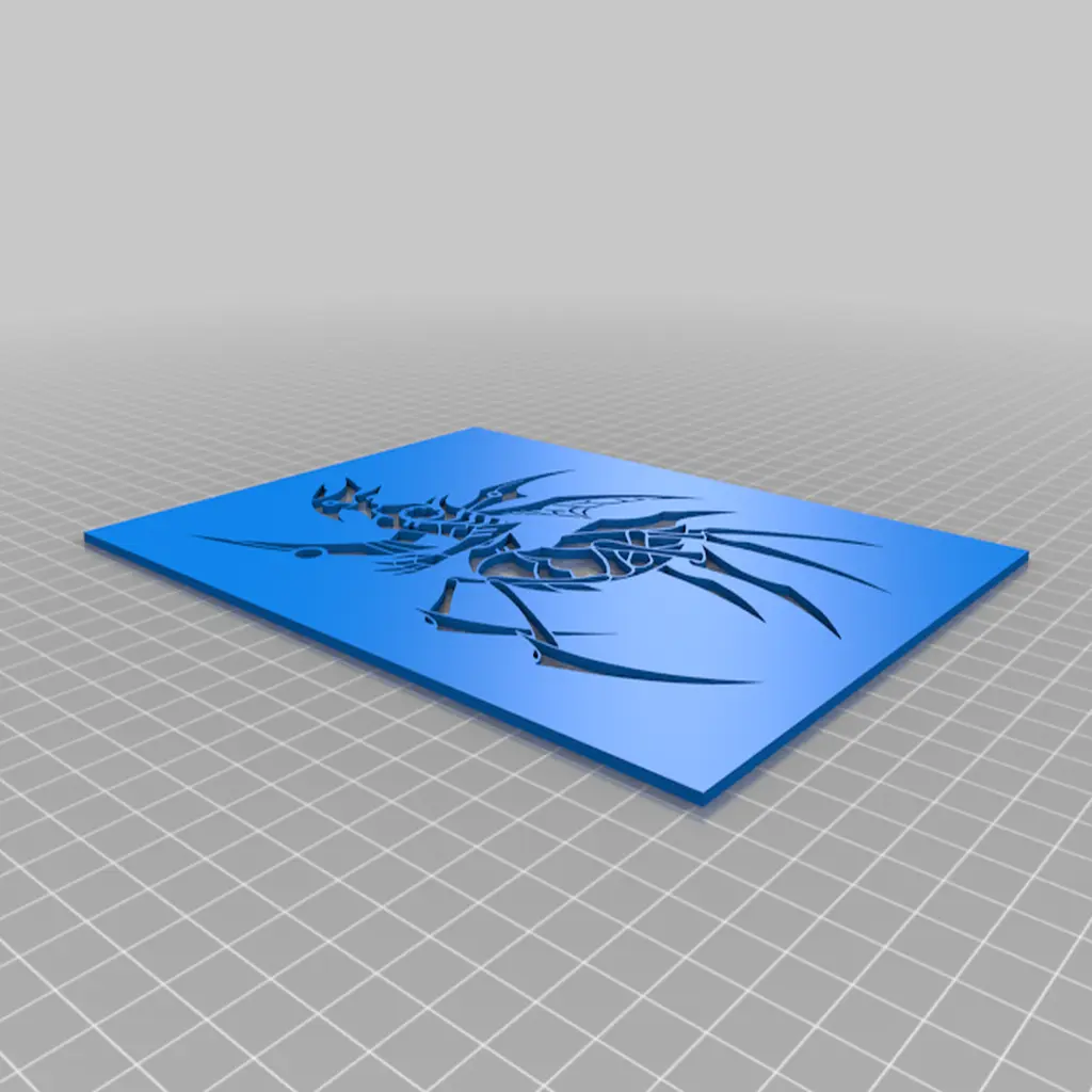 Free Digital Art STL Download - Insect Demon stencilby SMT_M 🦊