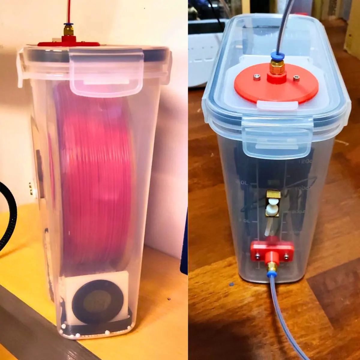 Free Test Models STL Download - Filament Dry Box - Portabobina dry ...