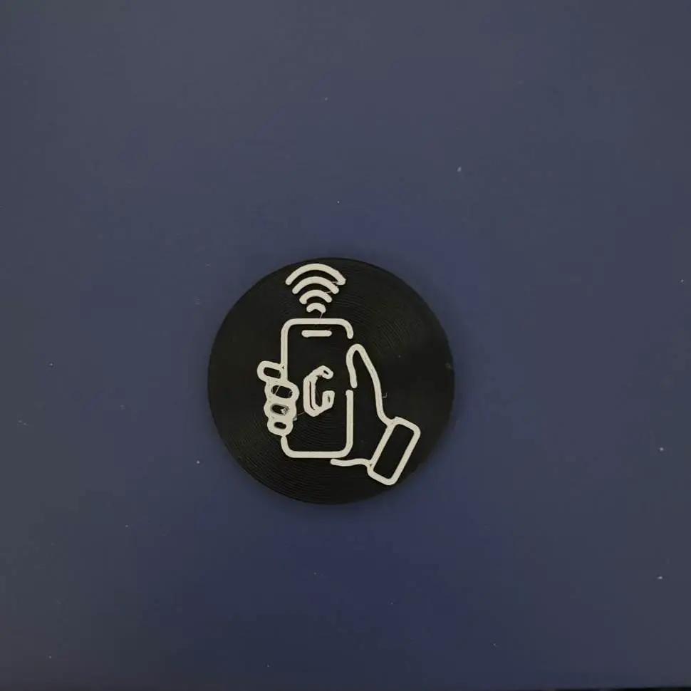 3D Printer Files | 3MF File | keychain with NFC tag without hole ...