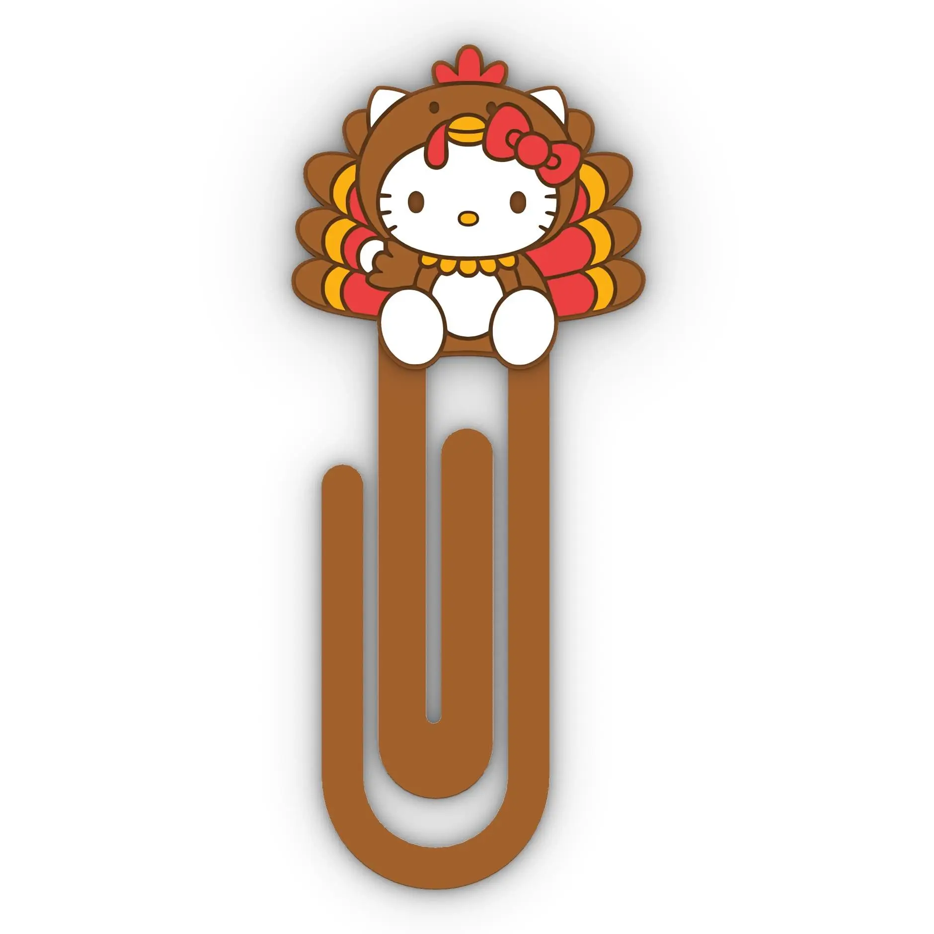 Other STL Download - Paperclip HELLO KITTY CHRISTMAS TURKEY ...