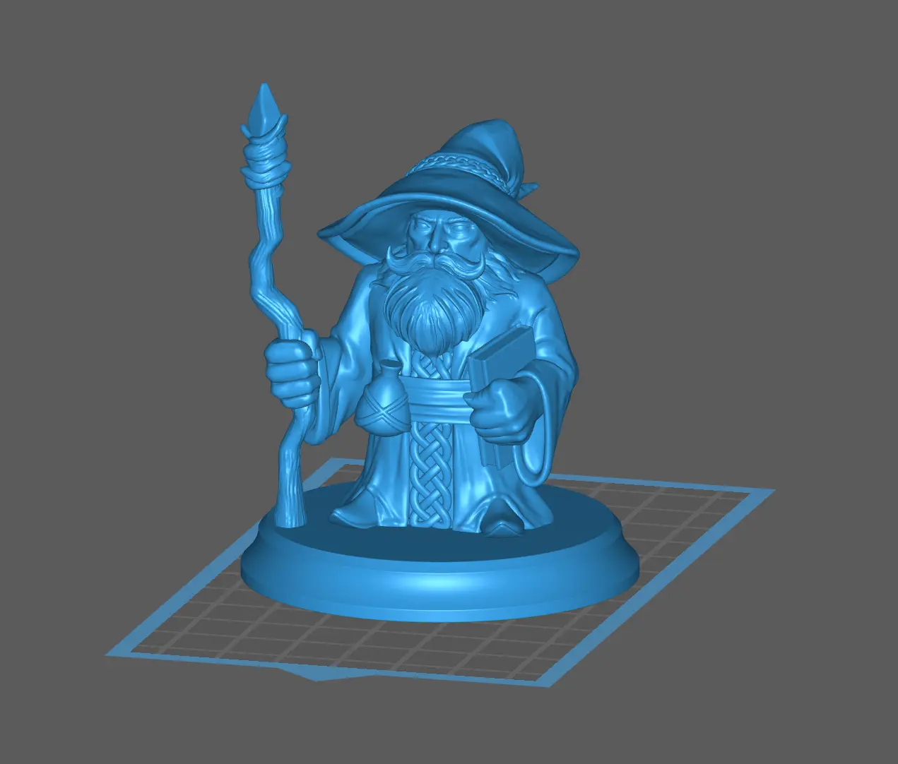 Characters & Creatures STL Download - Magicianby MagicalRINGMiniature