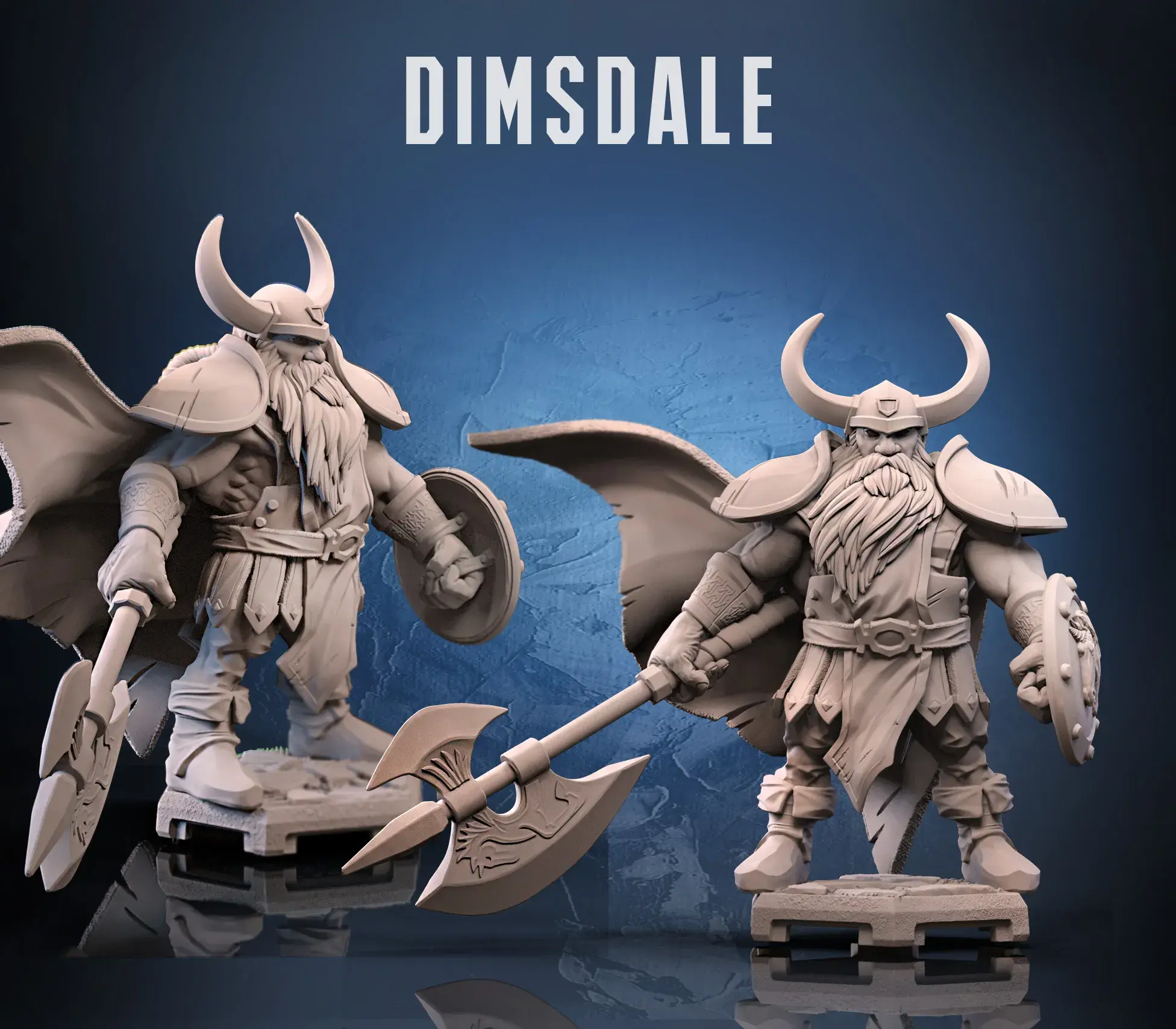 Characters & Creatures STL Download - Dimsdale the Dwarfby Dragun Studios