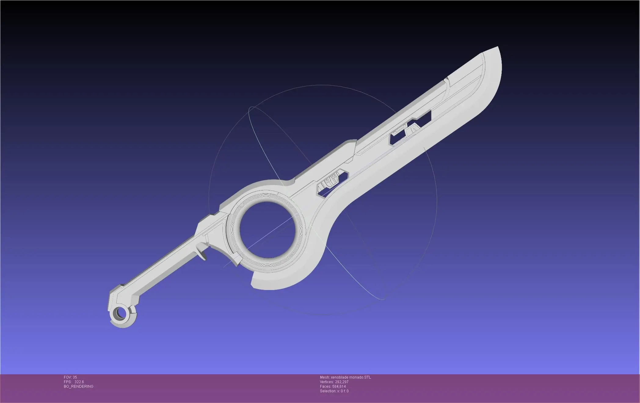 Cosplay STL Download - Xenoblade Chronicles Monado Sword Assemblyby Julian Danzer