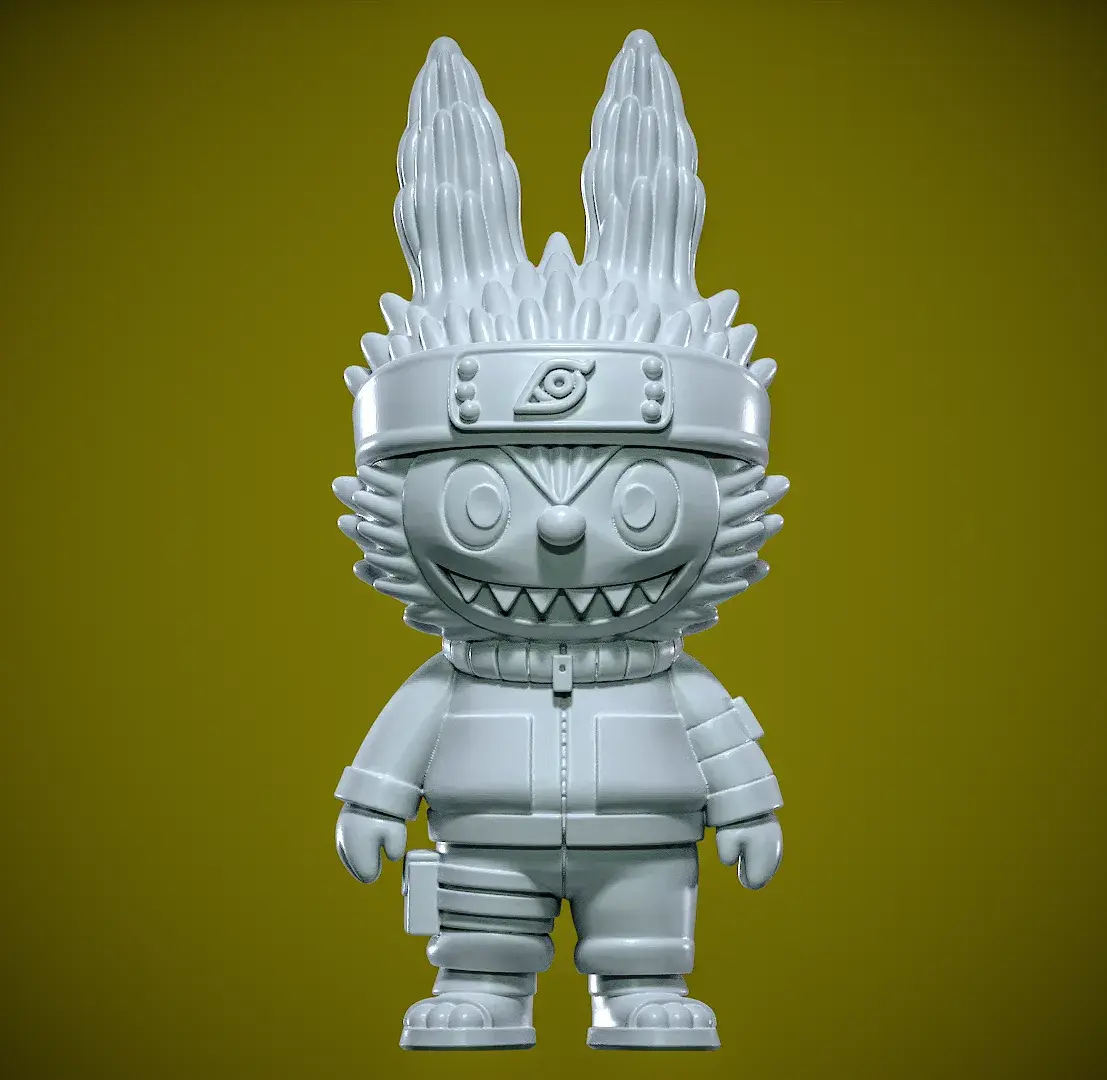 Characters & CreaturesSTL 다운로드 -Labubu Naruto statue - 3D print ...