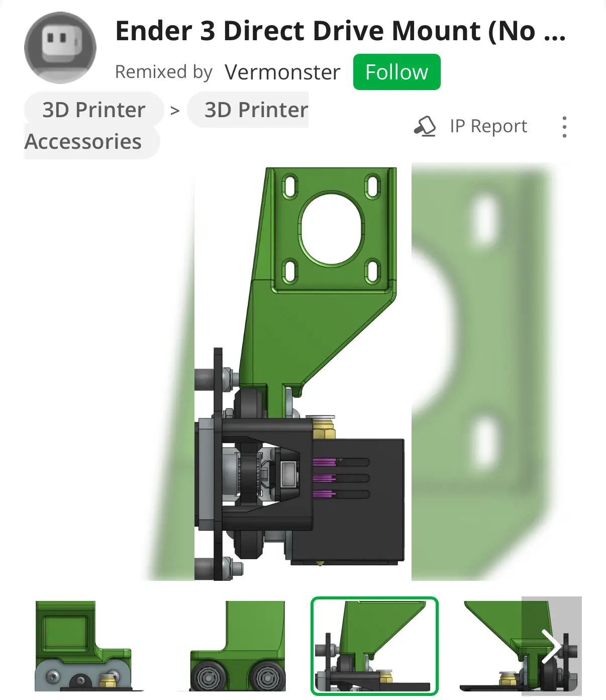 Free Other STL Download - Ender 3 No Hardware Filament Direct Drive ...