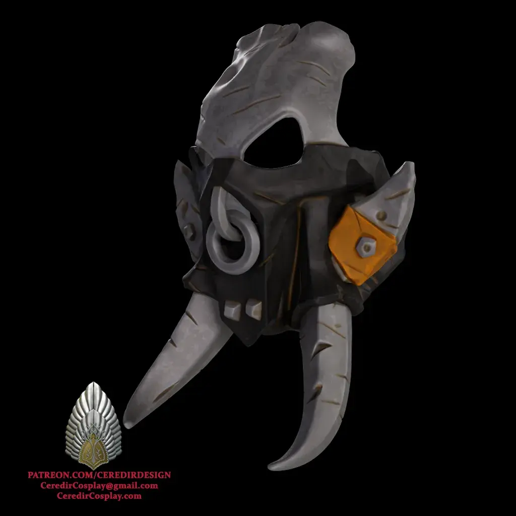 Cosplay STL Download - Warhammer Orruk Ardboy Helmet 3d digital ...
