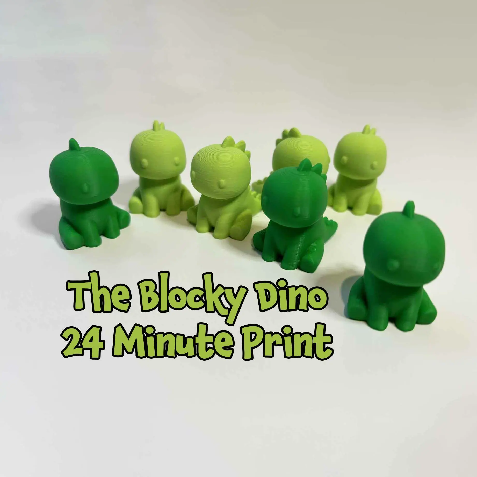3D Printer Files | 3MF File | The tiny blocky dino | Creality Cloud