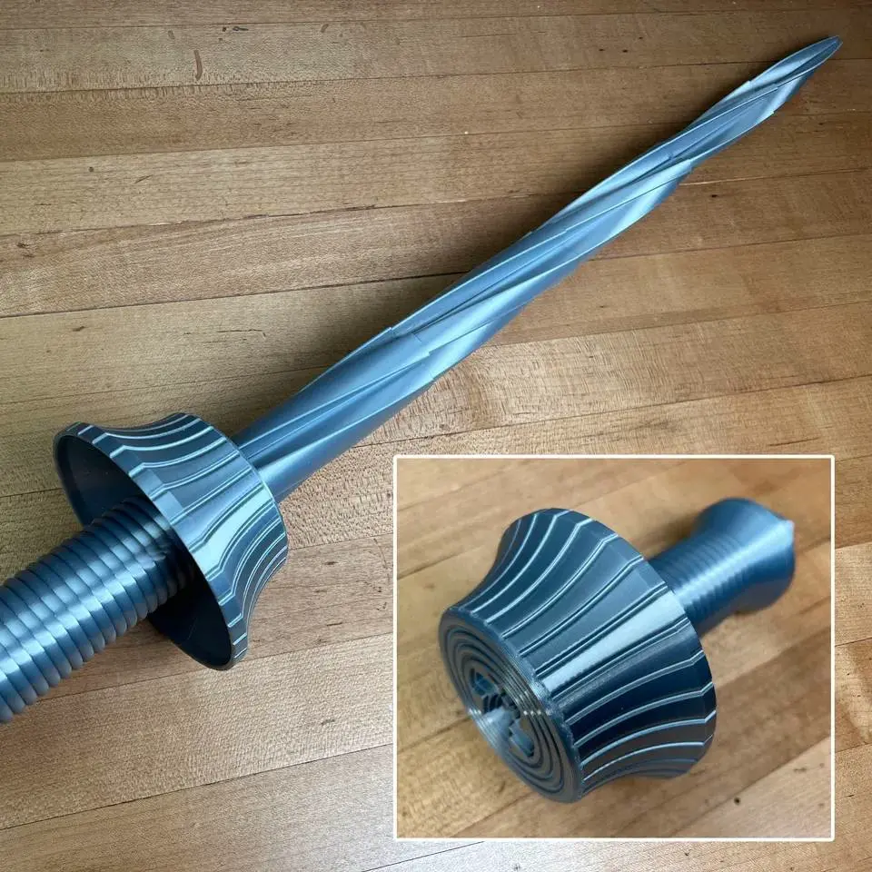 Other STL Download - Collapsing Drill Sword (Print-in-Place) - JIMK 2024 3D