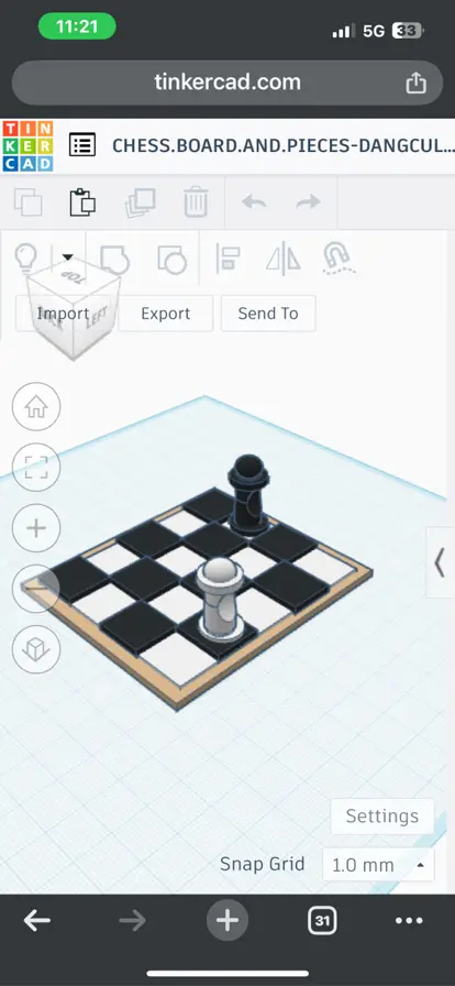 Free Educational Aids STL Download - CHESS BOARD AND PIECES ...