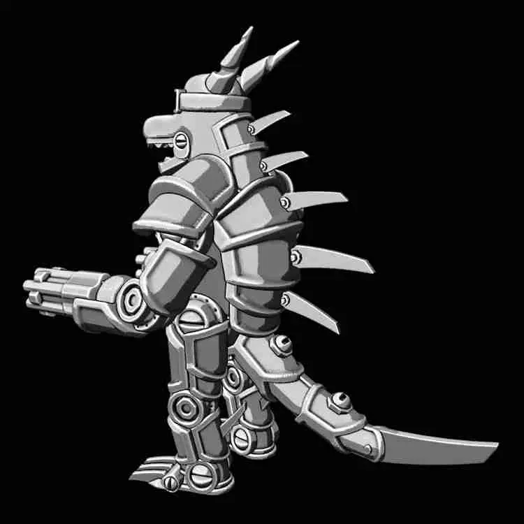 Other STL Download - Gamma Beast (32mm scale, scaleable)by ForTheGoldenEgg