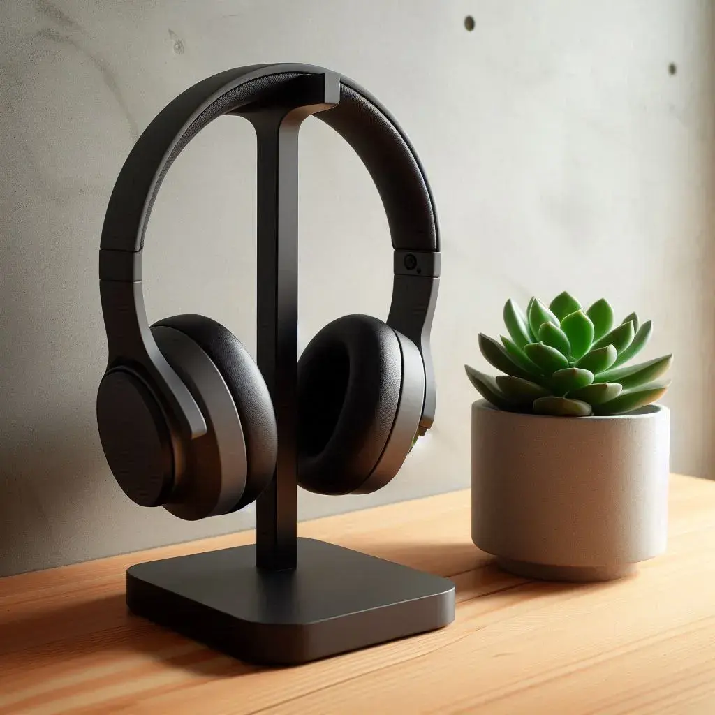 Lighting & Lamps STL Download - Minimalist Headphone Stand – with dual ...
