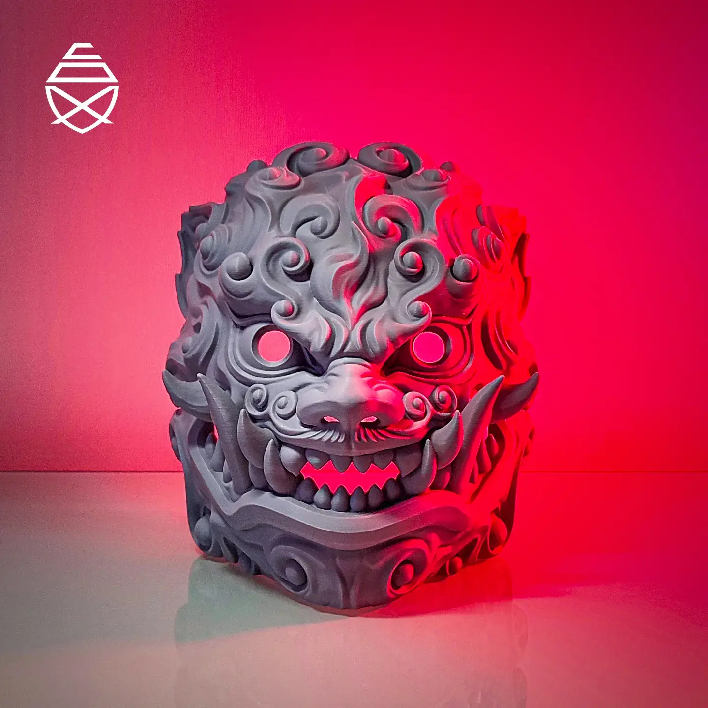 Foo Lion Mask | 3D models download | Creality Cloud