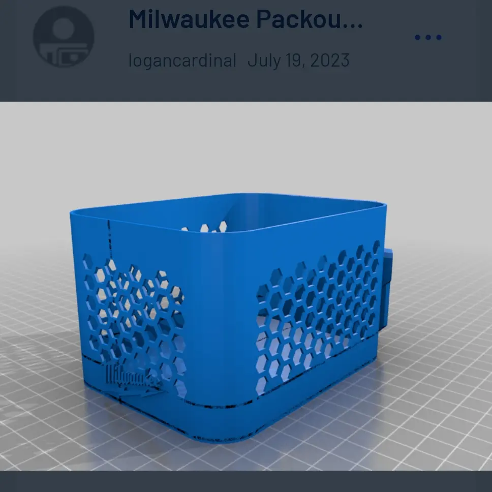 Free Other STL Download - pack out crateby user3291402972