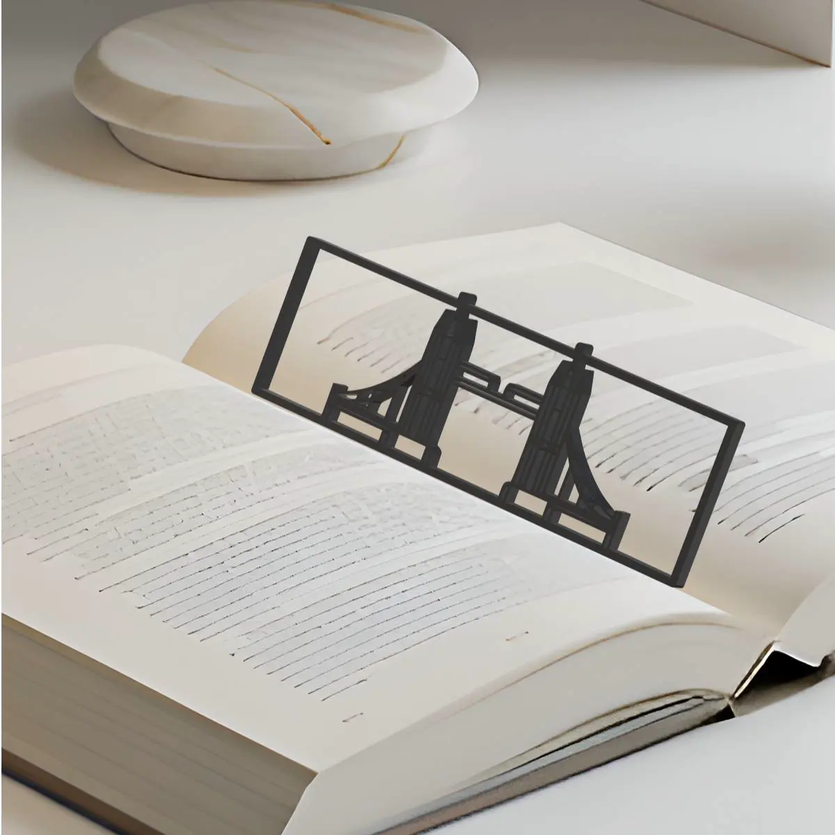 Stationery & Learning Tools STL Download - Bridge Bookmark, Creative ...