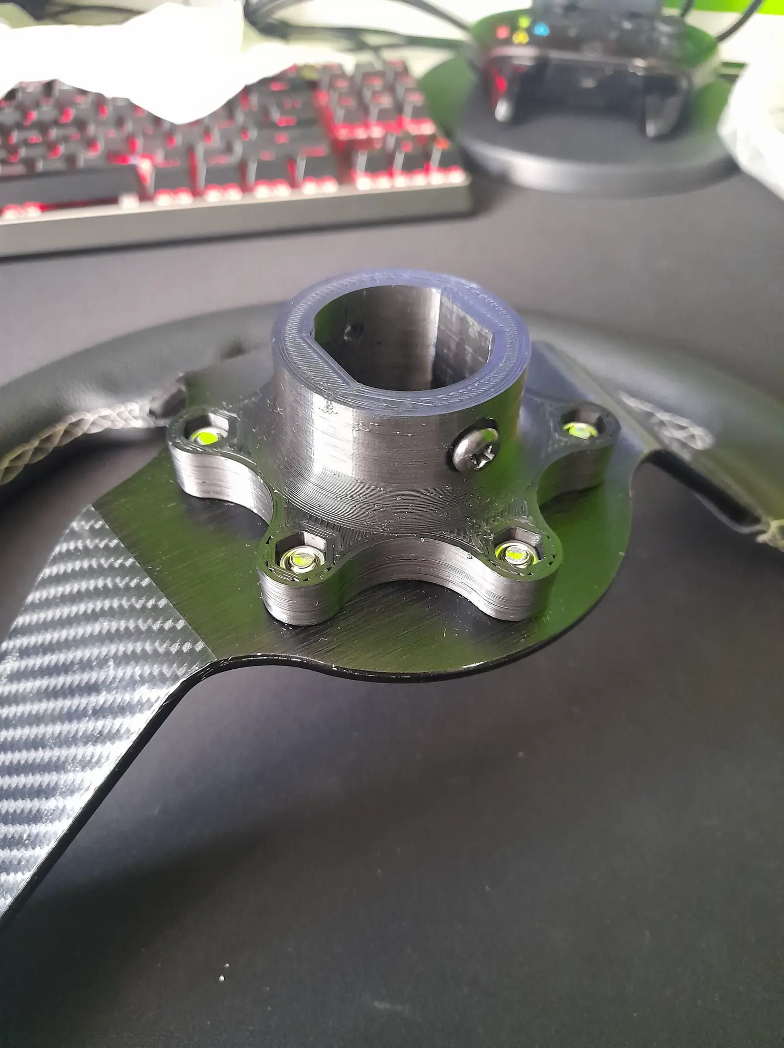 3D Printer Files | 3MF File | Steering Wheel Adapter for Thrustmaster ...