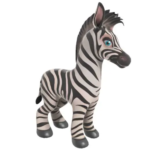 Other STL Download - Stylized Baby Zebra Foal 3D Model STL Printableby ...