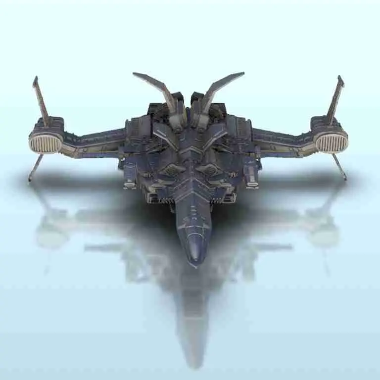 Miniature Games & Accessories STL Download - Sabazios spaceship 7 - sci ...