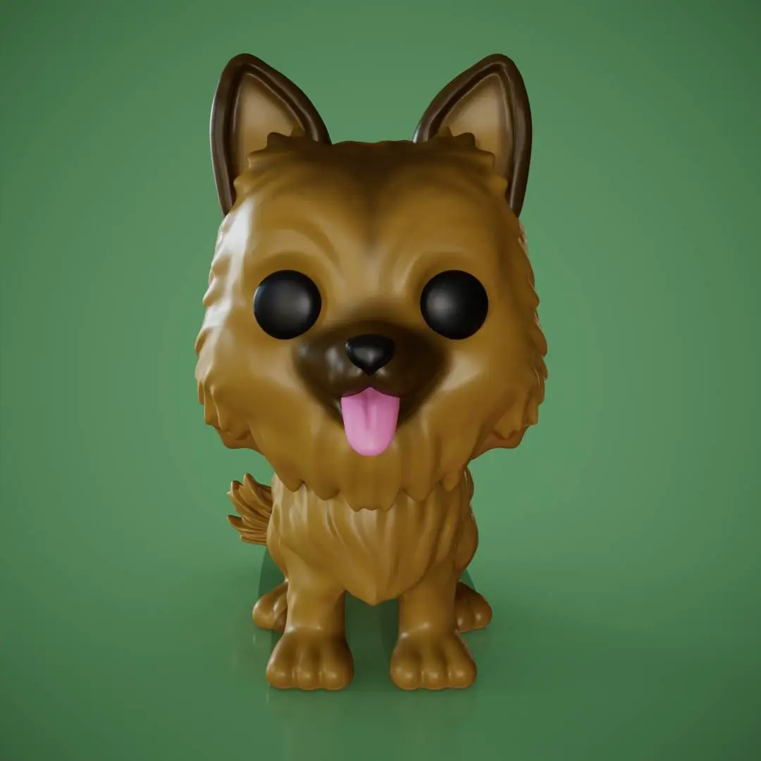 Sculptures & Artworks STL Download - Perro Pastor Grafianoby Axos3D