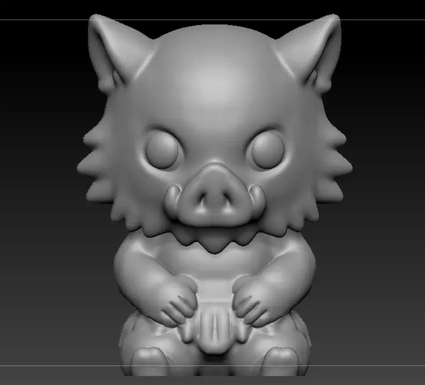 Characters & Creatures STL Download - Inosuke Hashibira from Demon ...