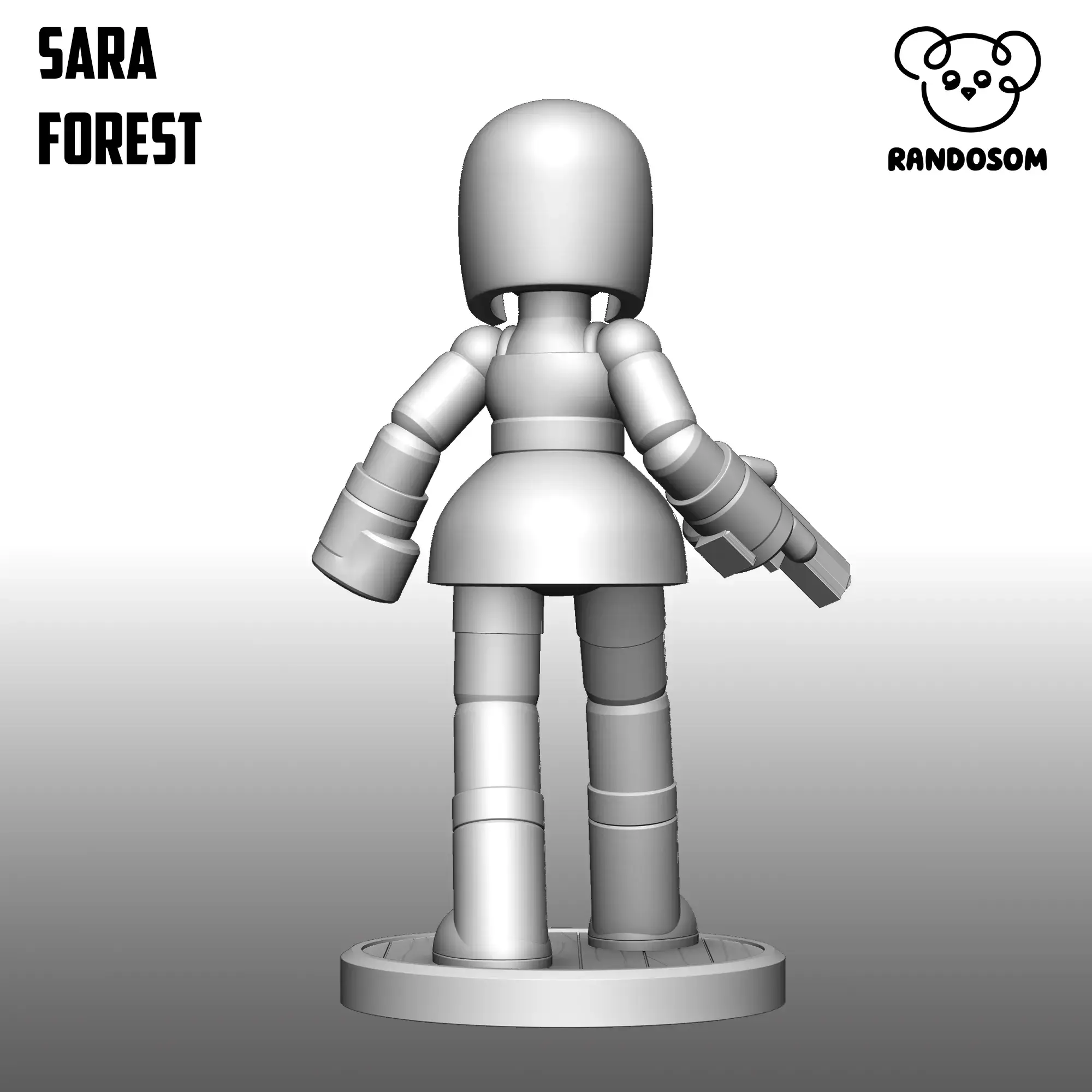 Characters & Creatures STL Download - Mara Forest - Crow Countryby Randosom