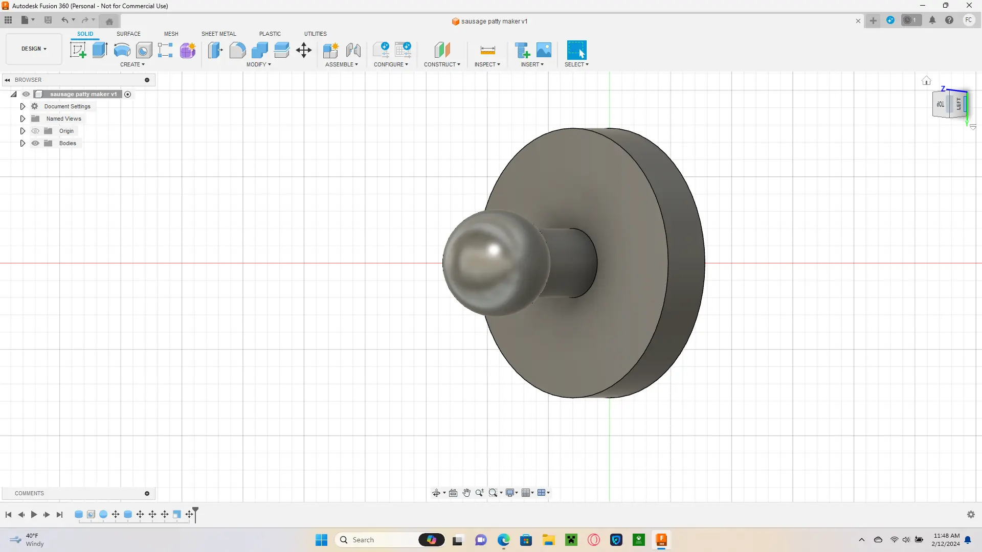 Free Other STL Download - sausage patty formerby Definitelyrealhuman