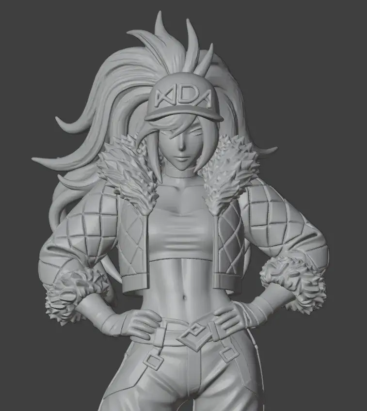 Characters & Creatures STL Download - League of Legends Akali KDA ...