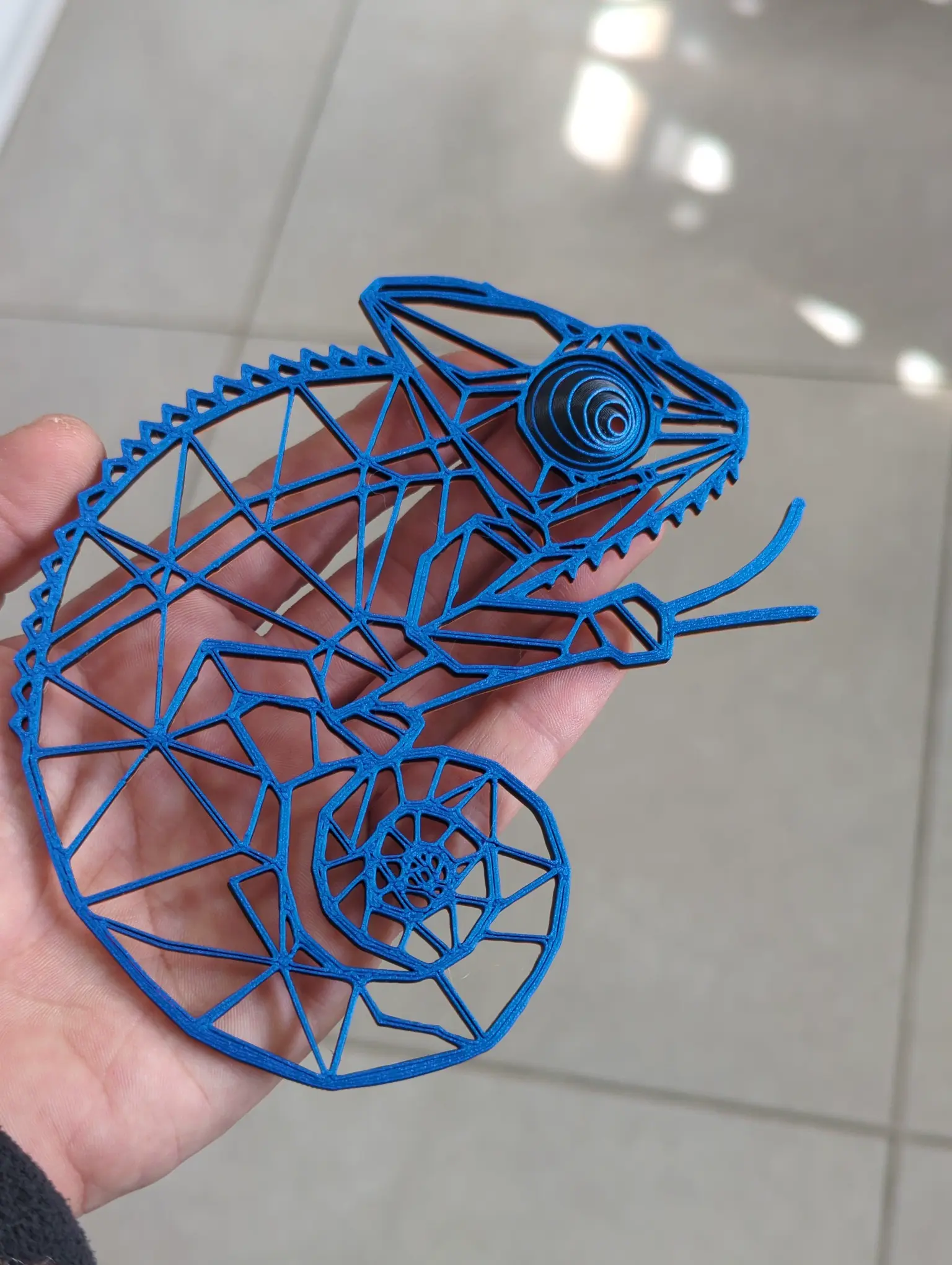 Digital Art STL Download - Chameleons dynamic art by Eyal Mazor