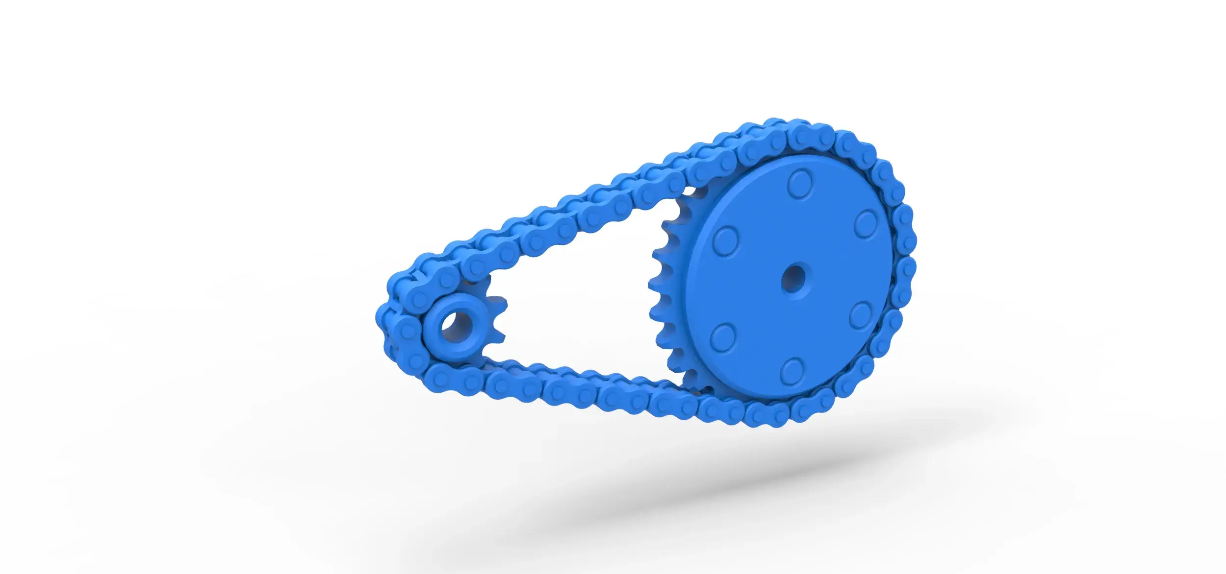 Vehicles & Machinery STL Download - Chain drive Version 4 Scale 1:25by ...